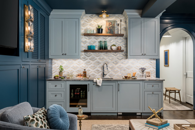 7 Stylish New Compact Home Bars