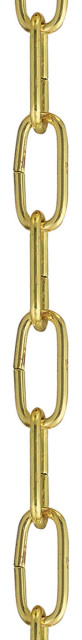 Heavy Duty Decorative Chain, Polished Brass - Lighting Hardware - by ...