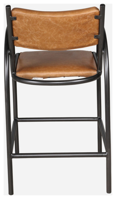 Alex Rounded Counter Stool - Industrial - Bar Stools And Counter Stools ...