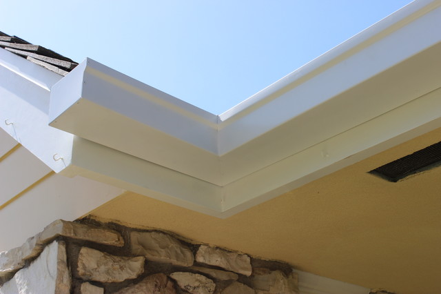 6 inch Box Style Gutters in Lakewood CA. - Traditional - Exterior - los ...