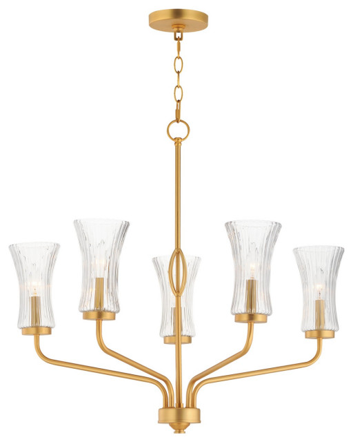 Maxim Camelot Five Light Chandelier - Transitional - Chandeliers - by ...