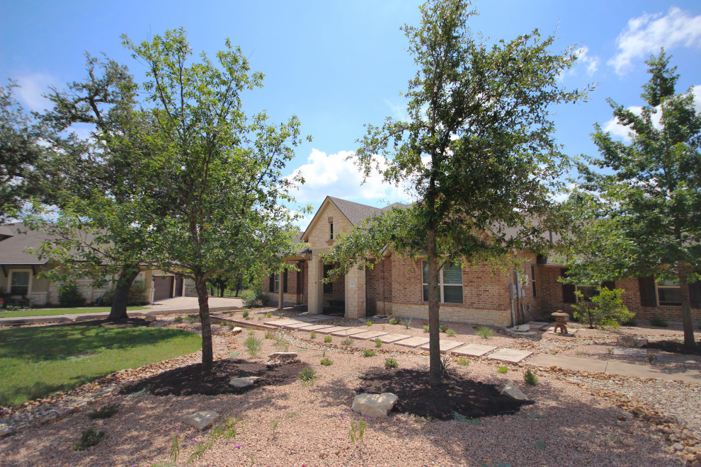 Southwest Swale Way - Front Walkway After - Southwestern - Landscape ...