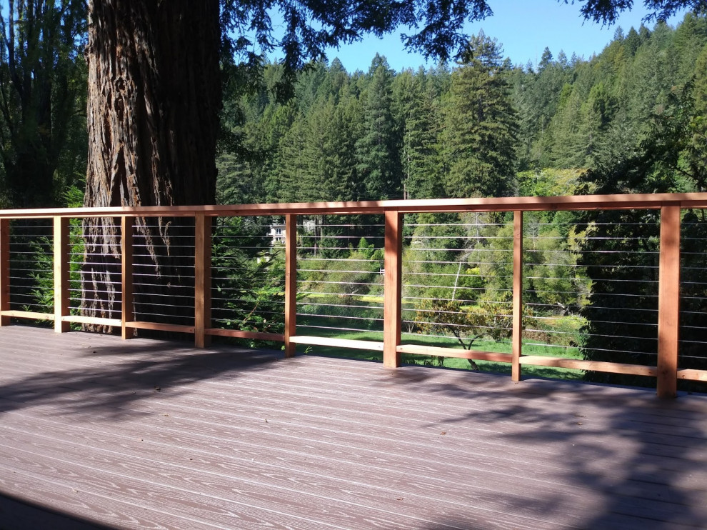 Honorable Mention - 2022 - Rustic riverside deck - Traditional - Deck ...
