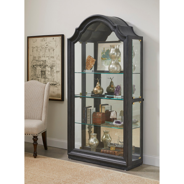 Traditional Side Entry Curio - Traditional - China Cabinets And Hutches ...