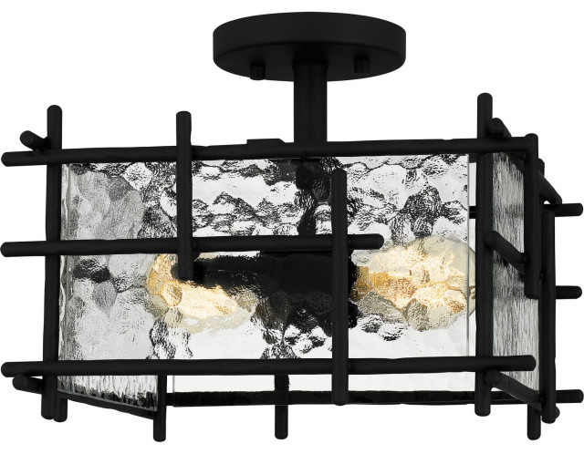 Quoizel Daphne Two Light Semi Flush Mount - Transitional - Flush-mount ...