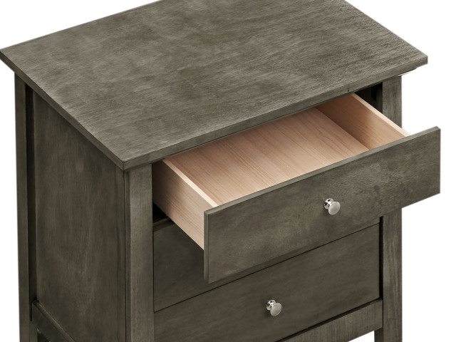 Hammond 3-Drawer Nightstand (26 in. H x 24 in. W x 18 in. D ...
