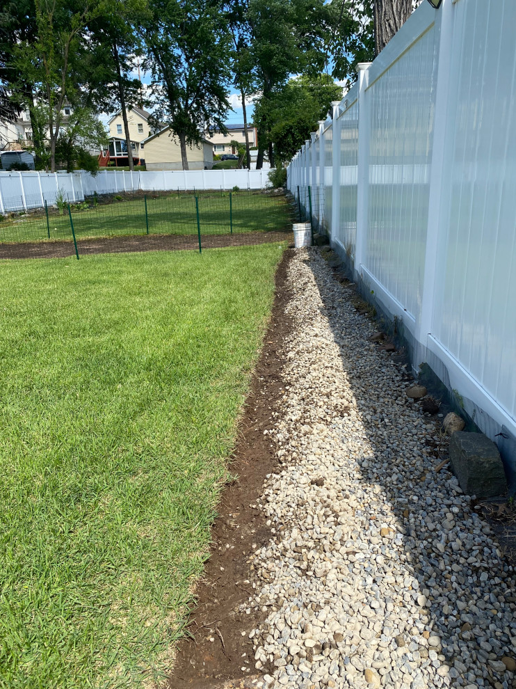 Lawn edging trench always floods | Houzz Forum