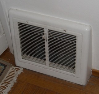 Cleaning metal heat registers? (baseboard type)