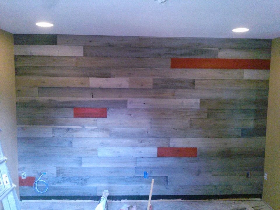 Warm Up to Wood for an Eye-Catching Wall