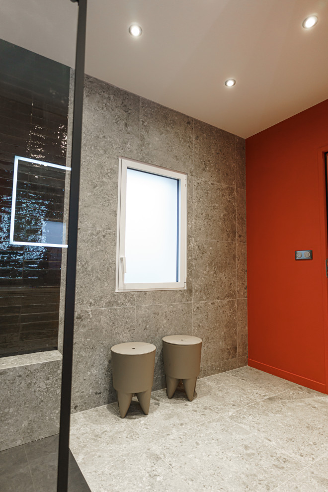 Rénovation Salle d'Eau, Wc, Buanderie - Modern - Bathroom - Bordeaux ...