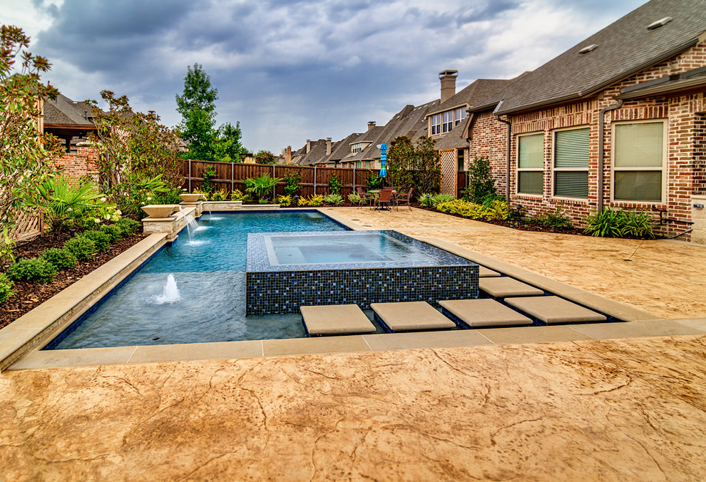 Geometric Pool Designs Dallas, Highland Park & Plano - Pool - Dallas ...