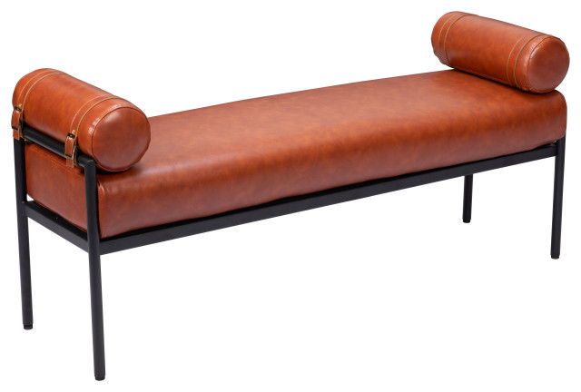 Barrow Bench Brown - Contemporary - Upholstered Benches - by Sideboards ...