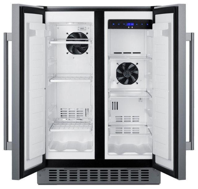 Summit FFRF24SSC 24"W 3.78 Cu. Ft. Compact Refrigerator - Modern ...