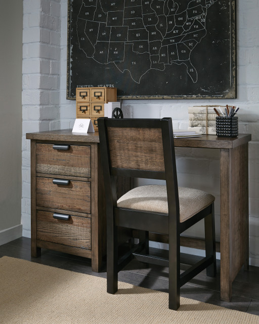 Fulton County Desk, Tawny Brown - Transitional - Kids Desks And Desk ...