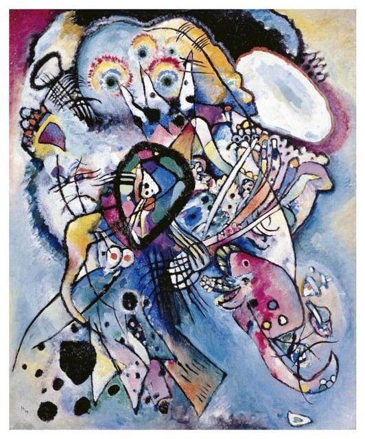 "Two Ovals, 1919" Digital Paper Print by Wassily Kandinsky, 15"x18", 20 ...