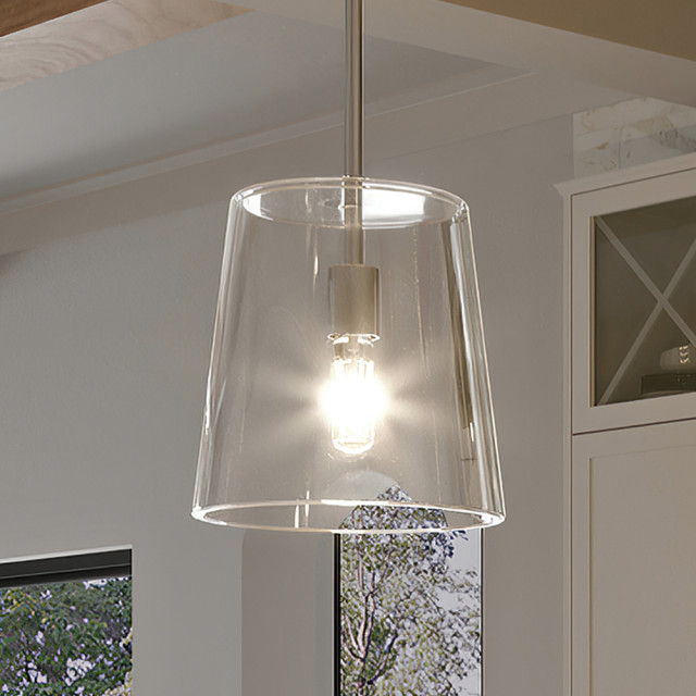 Luxury Colonial Pendant Light, Polished Nickel, UHP3090 - Transitional ...