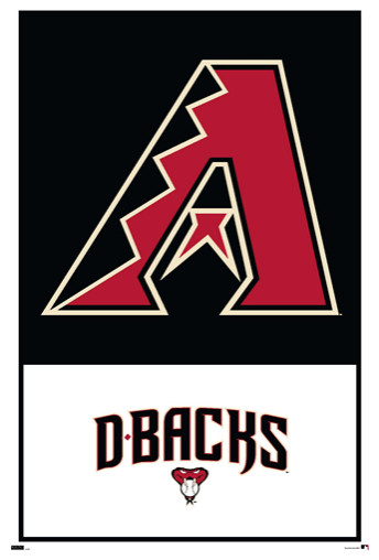 MLB Arizona Diamondbacks - Logo 22, 22.375" x 34" - Contemporary ...
