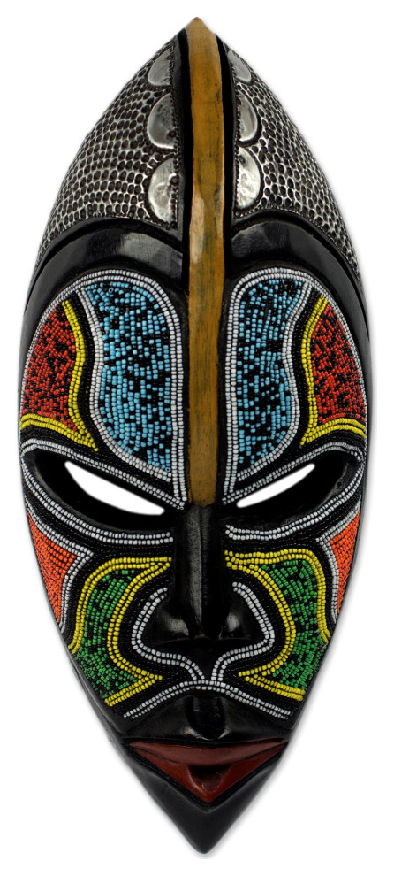 Novica Bantu Zulu African Wood Mask - Tropical - Wall Sculptures - by ...