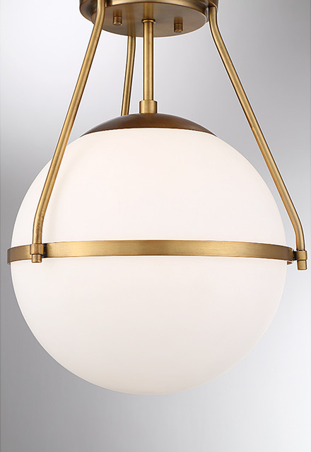 Beautiful Things Lighting Costiero 1 Light Semi Flush 42002 ...