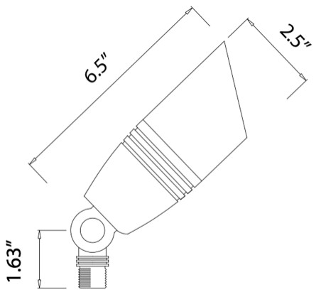 Outdoor Directional Spot Light Solid Brass Bronze Finish Landscape ...
