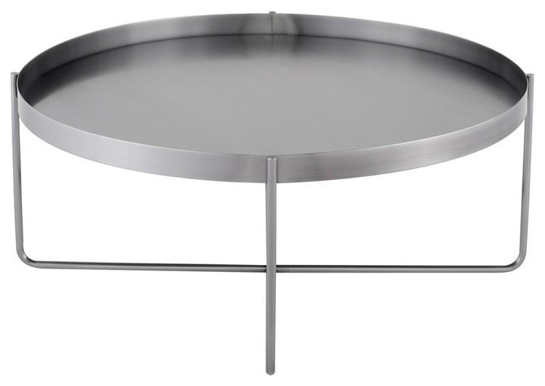 Fallon Graphite Coffee Table - Contemporary - Coffee Tables - by ...