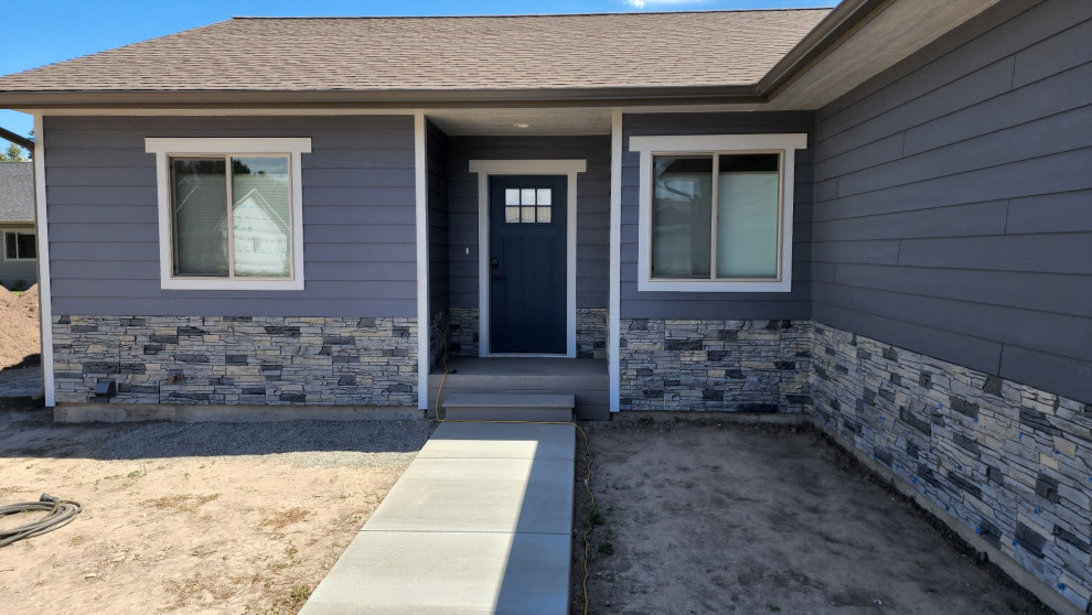 Northern Slate Stacked Stone DIY Home Wainscoting - Exterior - Denver ...