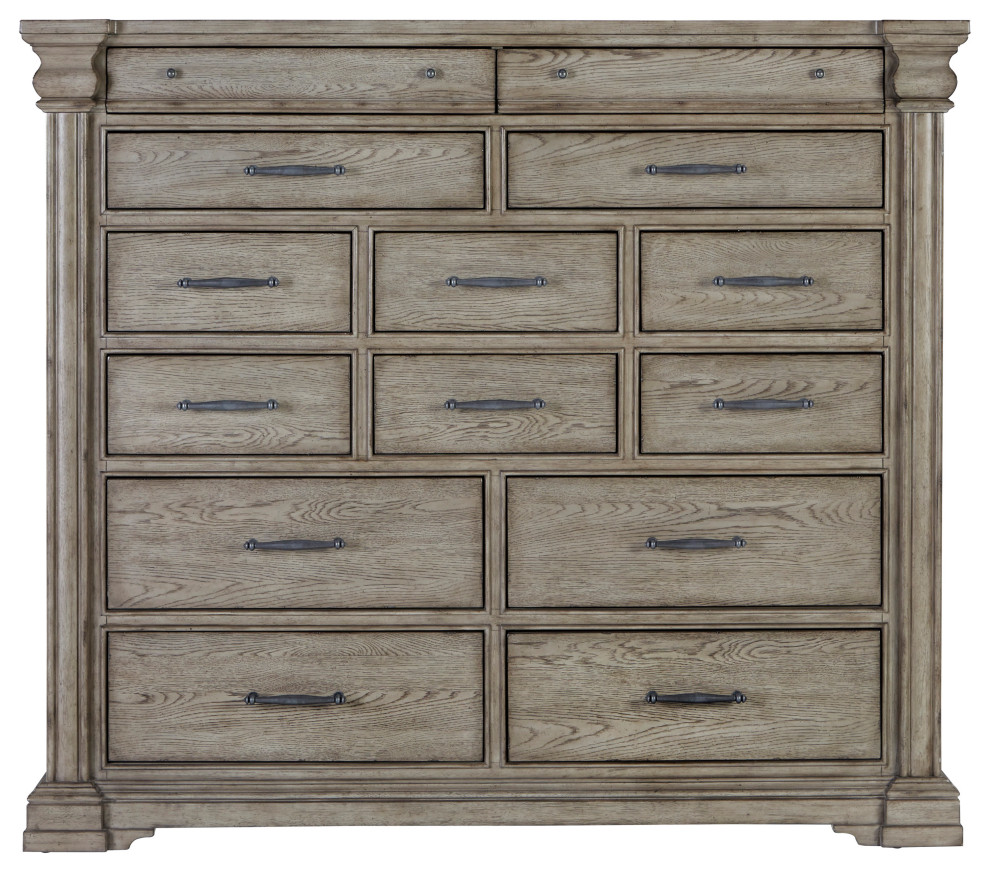 Madison Ridge 14 Drawer Master Chest in Heritage Taupe by Pulaski ...