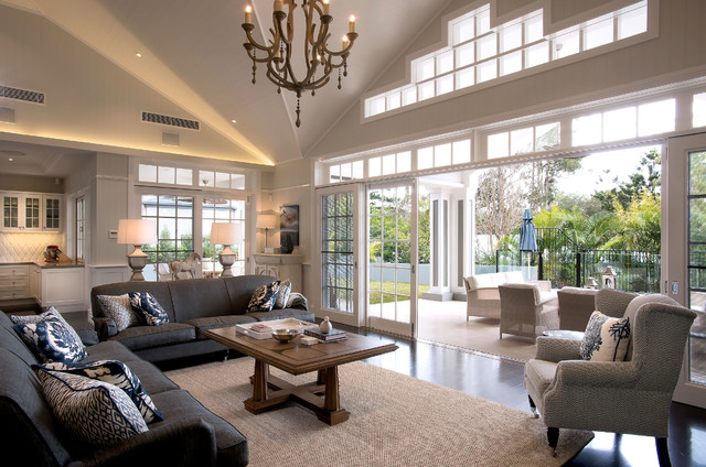 Hamptons Style Queensland Home with Eden Made White Timber Stacker ... Hamptons Style Queensland Home with Eden Made White Timber Stacker ...