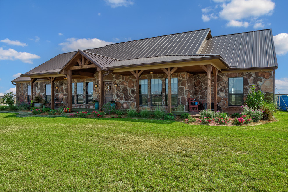 Dundee Custom Ranch Home - Rustic - Exterior - Austin - by First Choice ...