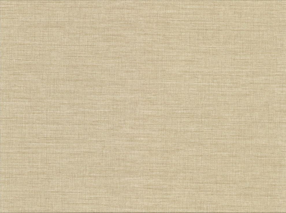 Essence Beige Linen Texture Wallpaper - Contemporary - Wallpaper - by ...