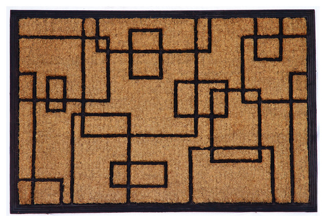 Social Square Doormat 24"x36" - Contemporary - Doormats - by Calloway ...