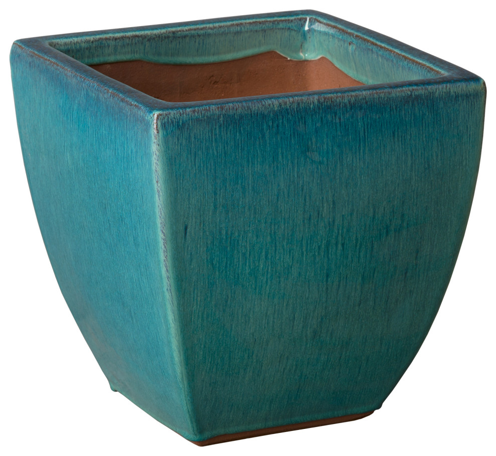 12" Square Planter - Contemporary - Outdoor Pots And Planters - by ...