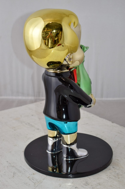 Monopoly Child Holding Money Bag Resin Statue Small Size: 1" x 10" x 15 ...
