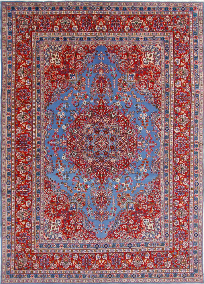 Persian Rug Mashhad 11'2"x8'0", 11'2"x8'0" - Traditional - Area Rugs ...