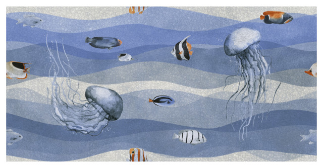 Dreamscape Pacific Porcelain Floor and Wall Tile - Beach Style - Wall ...