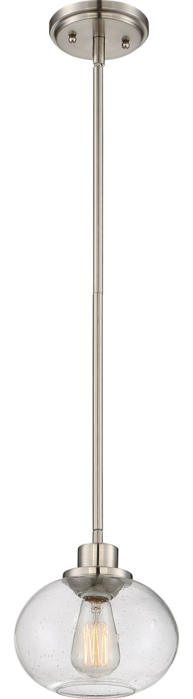 Luxury Utilitarian Pendant Light, Brushed Nickel, UQL3320 ...