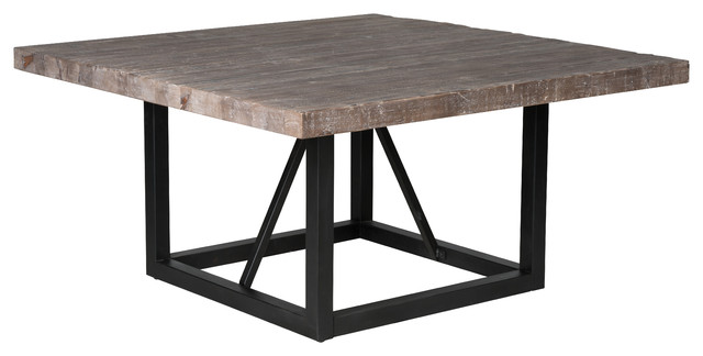 Mia 60-inch Square Dining Table by Kosas Home - Industrial - Dining ...