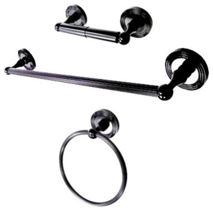 Kingston Brass Three Piece Bathroom Accessories Set Bak931248orb