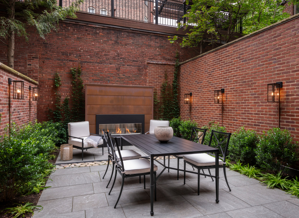 House on the Square - Transitional - Patio - Boston - by Ruhl | Jahnes ...