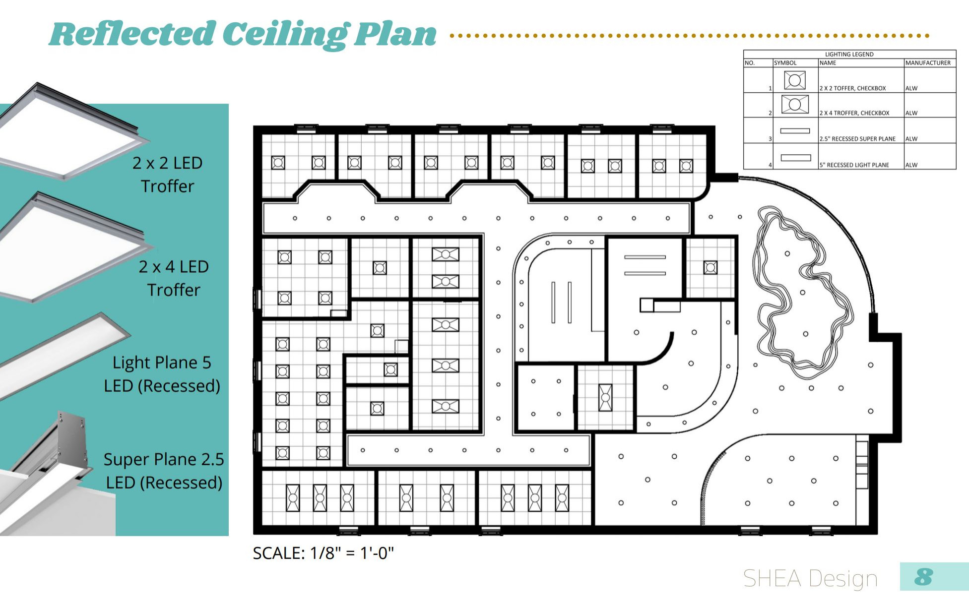 Sample Drawing Of Reflected Ceiling Plan | Shelly Lighting