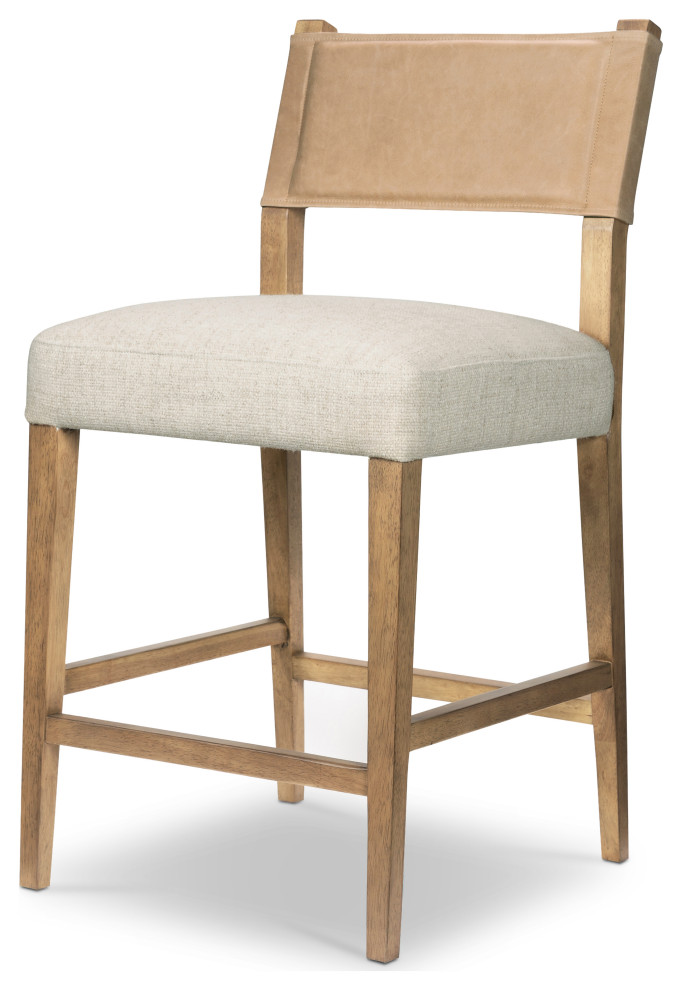 Ferris Stool Winchester Beige Counter - Transitional - Bar Stools And ...