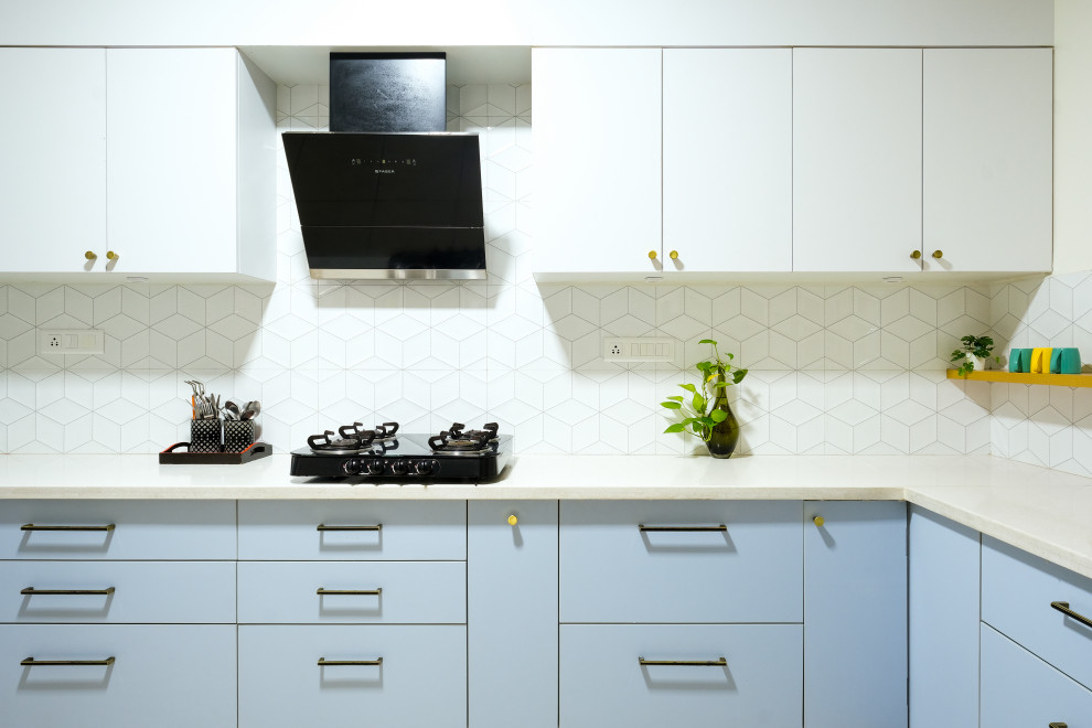 Brigade Metropolis - Modern - Kitchen - Bengaluru - by Studio 3D+1 ...