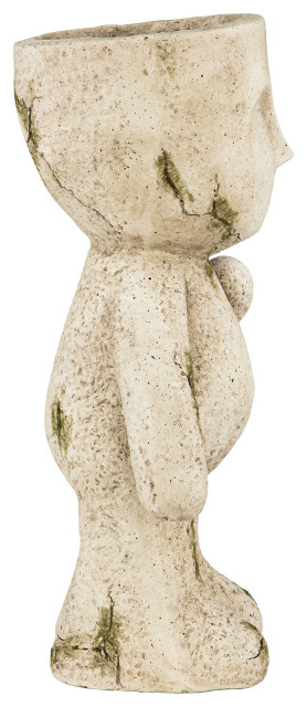 Design Toscano Pot Head Garden Planter - Contemporary - Outdoor Pots ...
