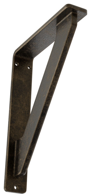Traditional Wrought Iron Bracket, 1 1/2"Wx10"Dx12"H - Transitional ...