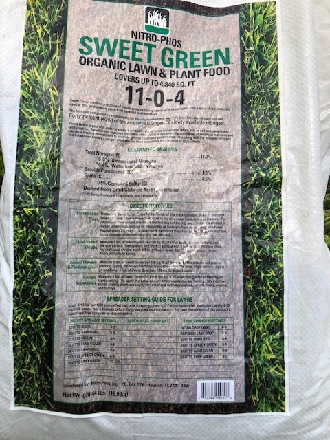 Sweet Green organic fertilizer