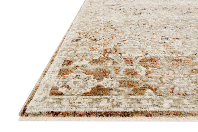 Loloi The-07 Theia Natural/Rust 6'7"x9'6" Rug, 6'7"x9'6" - Contemporary ...