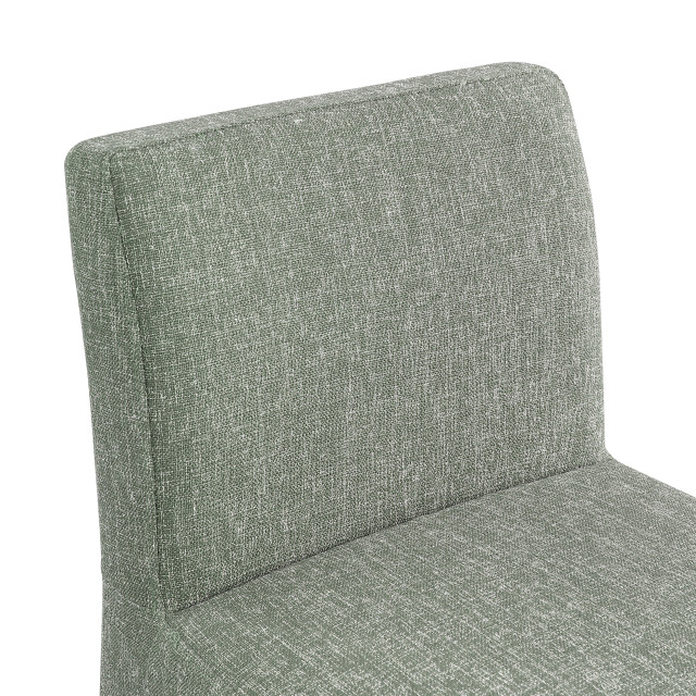Gramercy Linen Textured Fabric Stool - Transitional - Bar Stools And ...