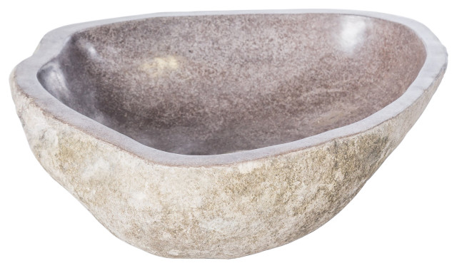Sink Natural River Stone - Craftsman - Bathroom Sinks - by ARB Teak ...