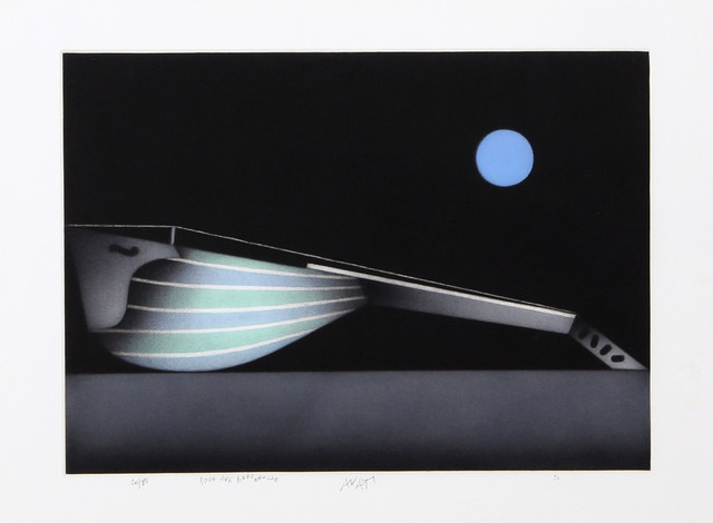 Mario Avati "Pour Une Barcarolle" Mezzotint - Contemporary - Fine Art ...