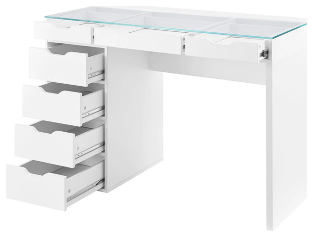 SlayStation Kendall Vanity Table - Contemporary - Bedroom & Makeup ...